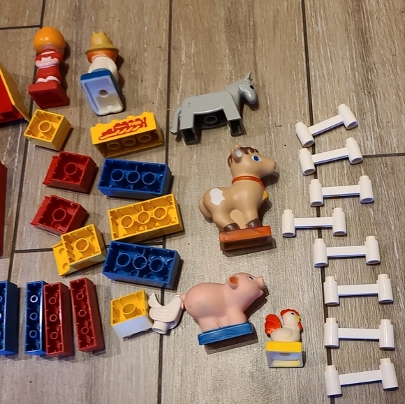 tyco | Toys | Vintage Tyco Preschool Farm Ser Pieces Super Blocks ...